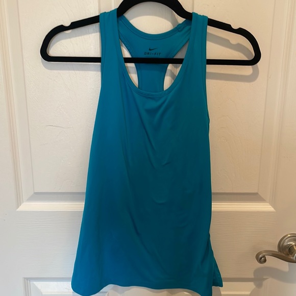 Nike | Tops | Aqua Blue Nike Tank Small | Poshmark